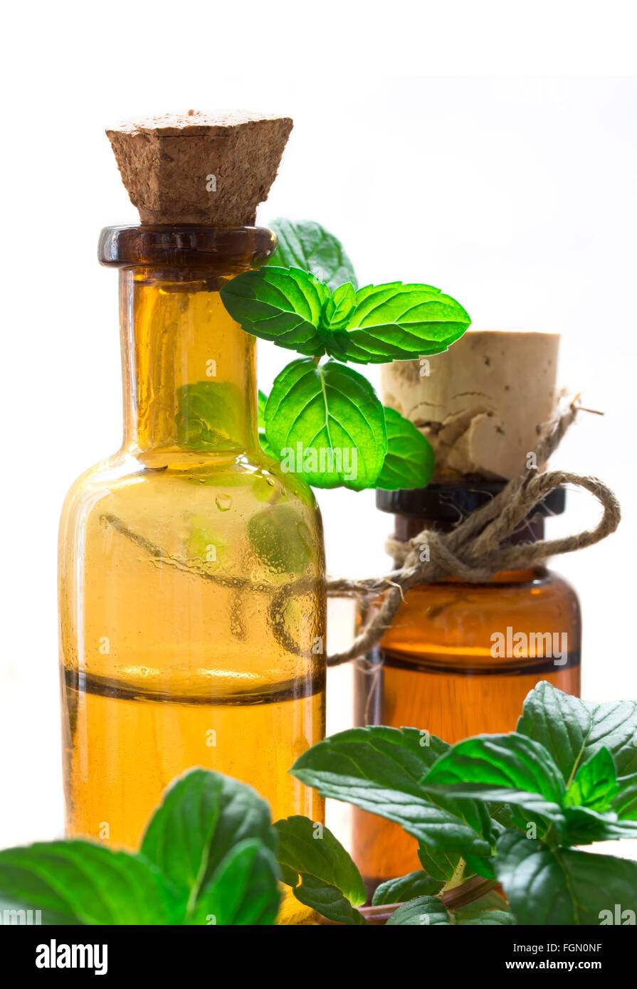 essential olive oils Stock Photo - Alamy