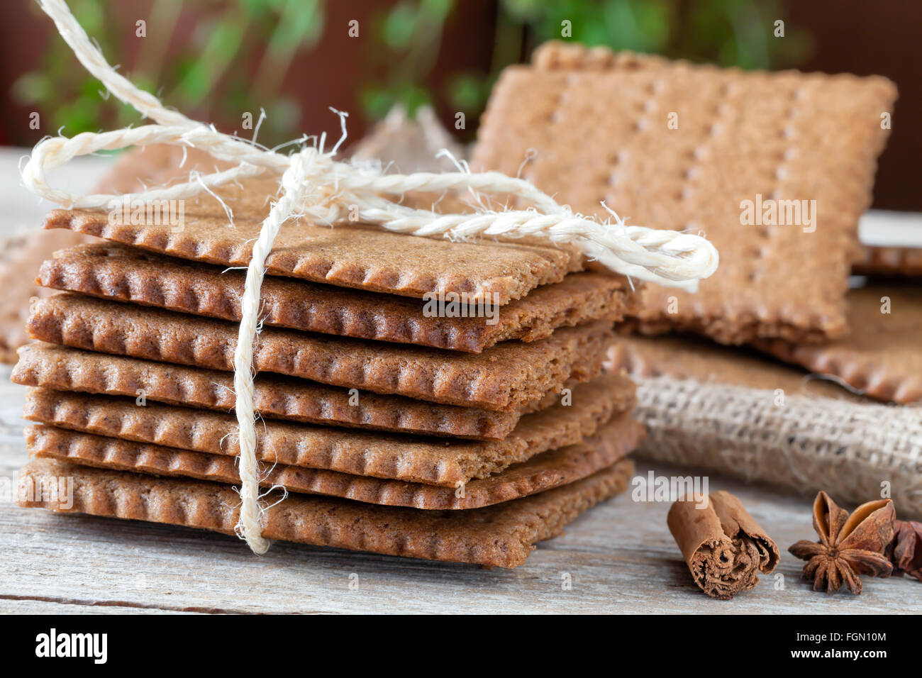 Swedish Biscuits Closeup Stock Photo - Alamy