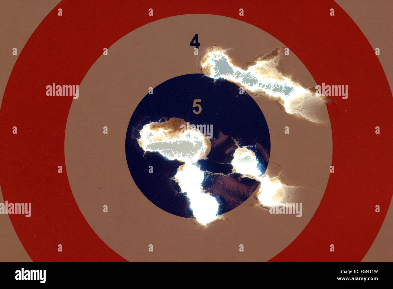 Target grouping bullet holes hi-res stock photography and images - Alamy