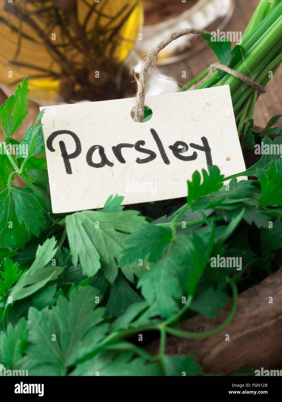 Wet parsley hi-res stock photography and images - Alamy