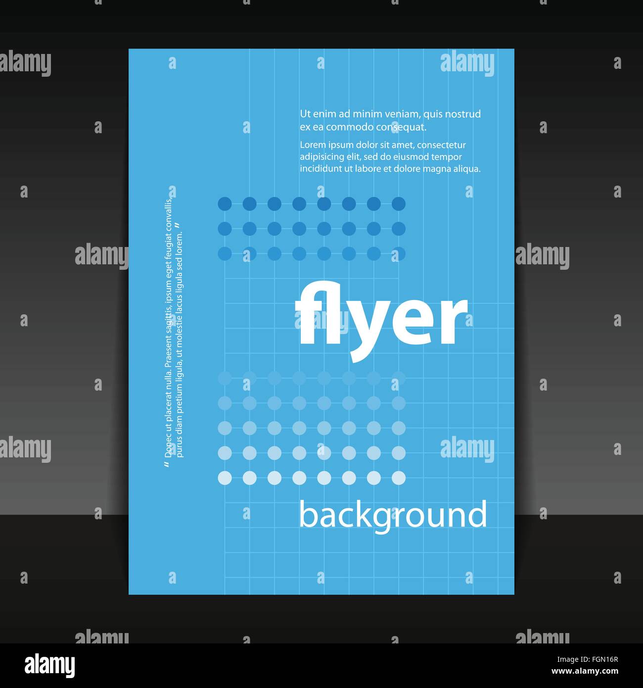 Flyer or Cover Design with Dotted Pattern Stock Vector Image & Art - Alamy