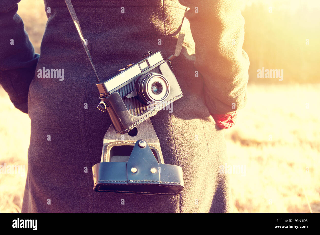 Vintage style camera hi-res stock photography and images - Alamy