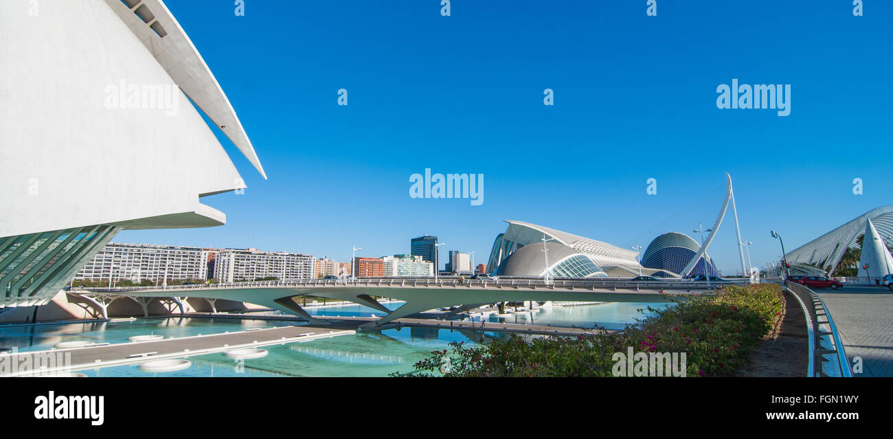 Valencia skyline on a warm November afternoon Stock Photo - Alamy