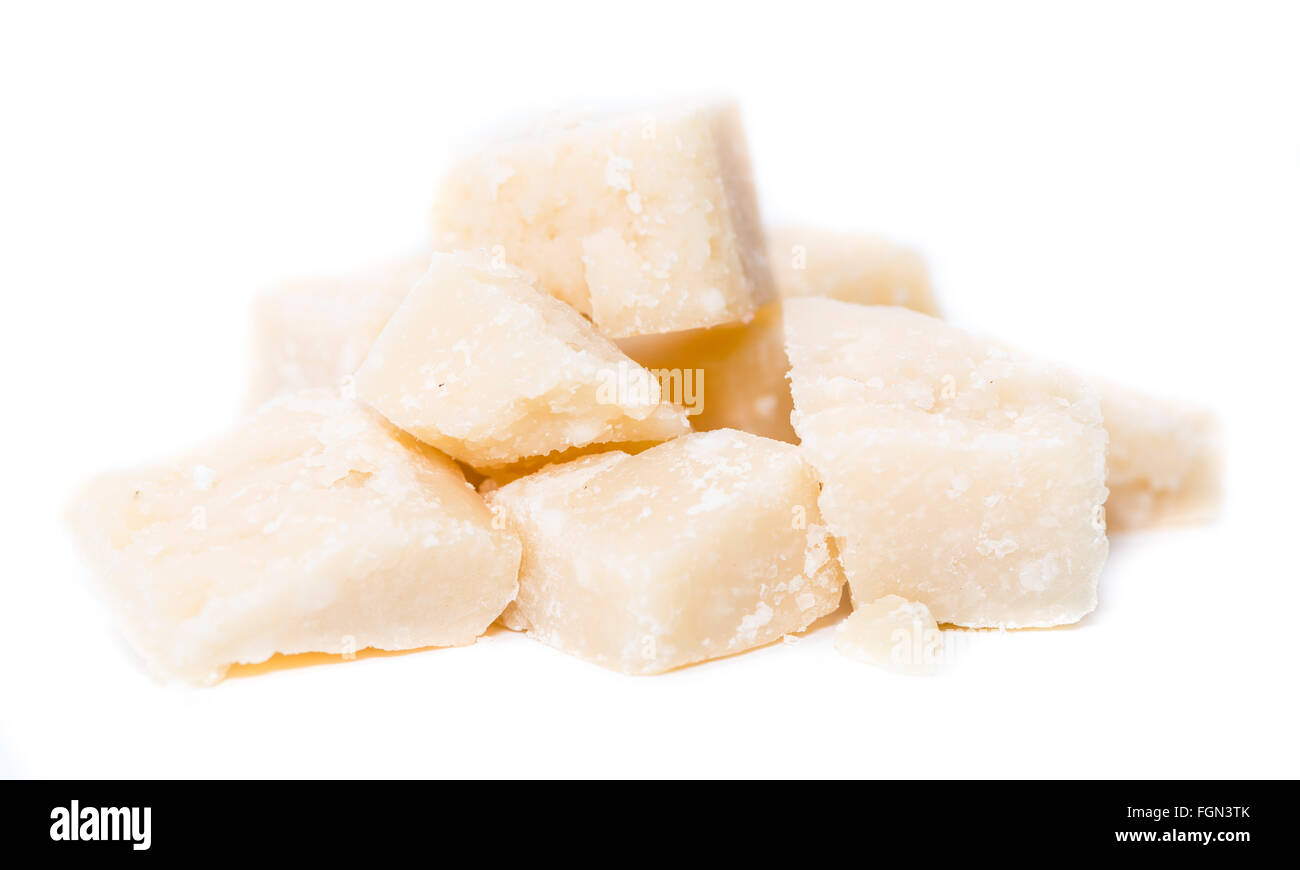 Parmesan Cheese isolated on pure white background Stock Photo - Alamy