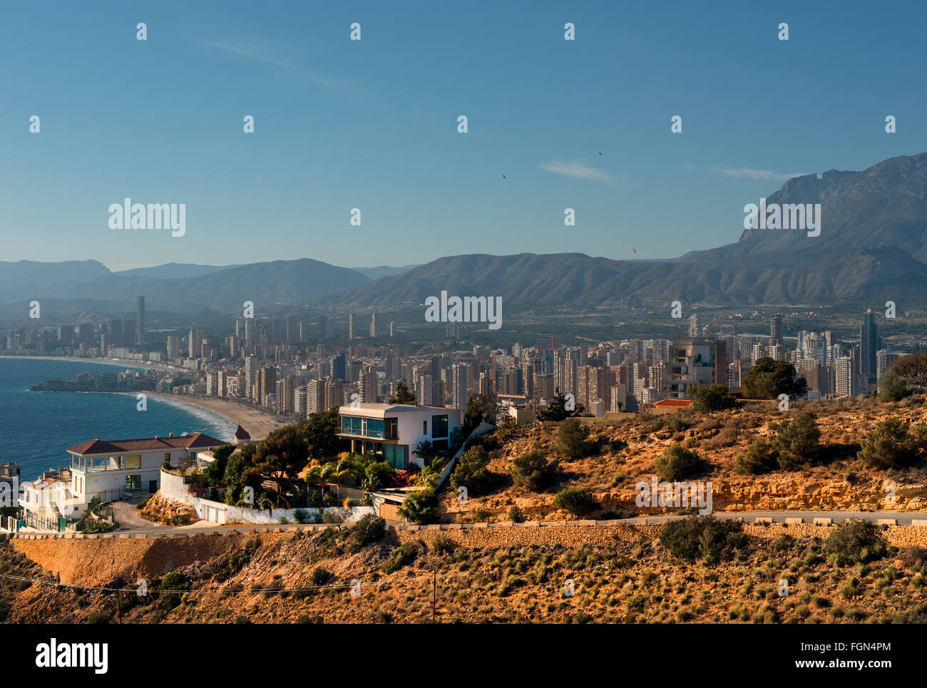 Benidorm street hi-res stock photography and images - Alamy
