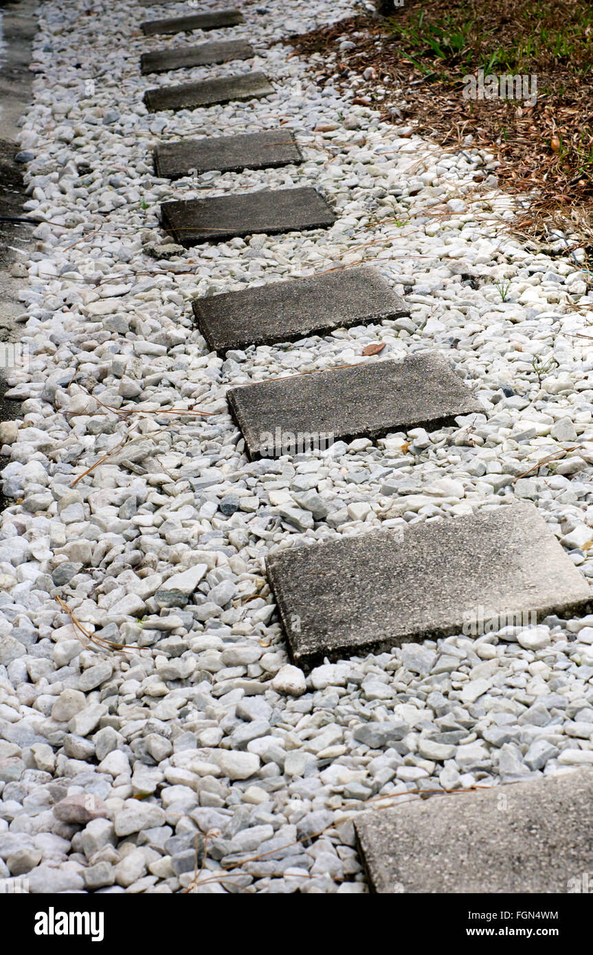 Square stepping stones hi-res stock photography and images - Alamy