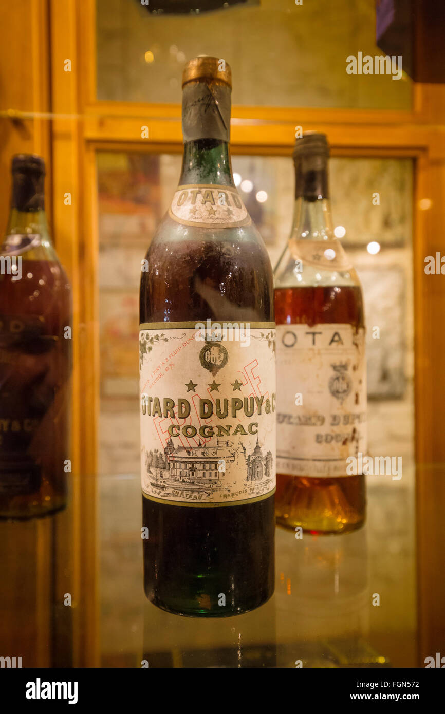 Cognac bottle france hi-res stock photography and images - Alamy