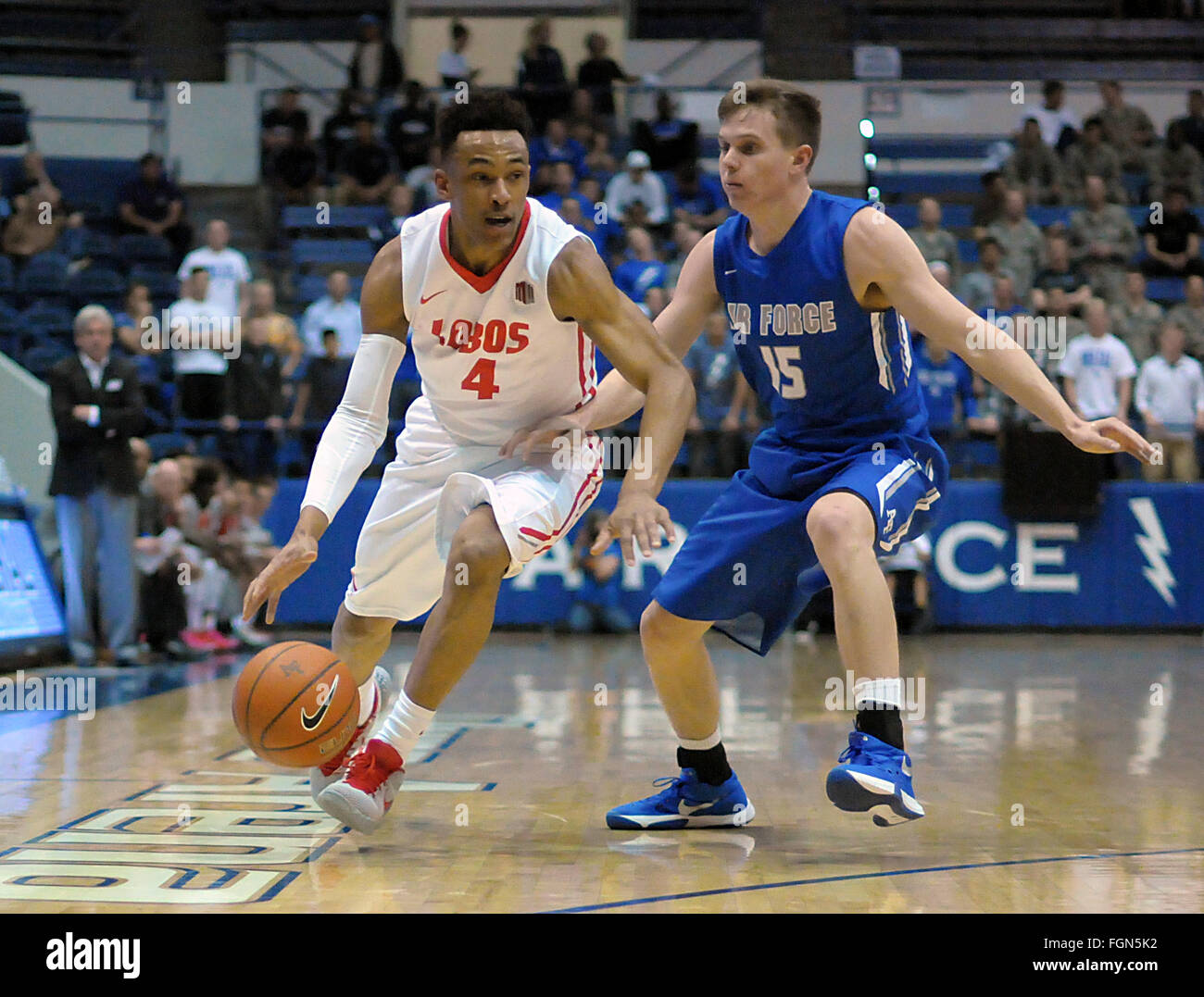 Colorado Springs, Colorado, USA. 20th Feb, 2016. New Mexico guard ...