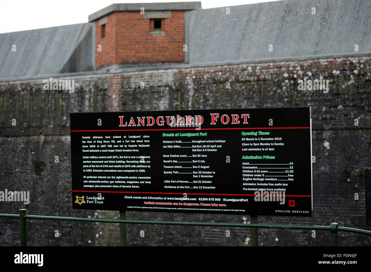 Landguard Fort Felixstowe Suffolk UK Stock Photo - Alamy