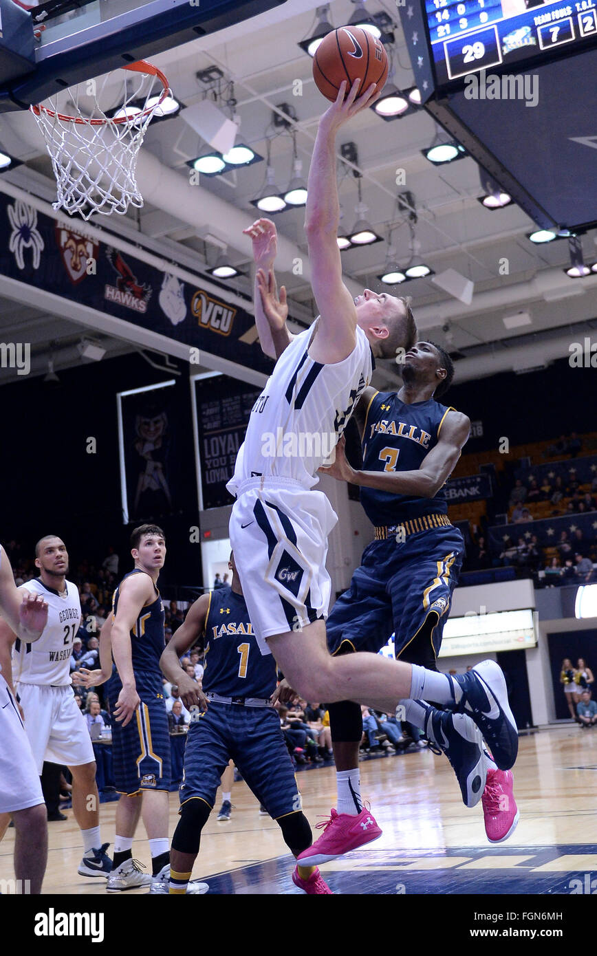 Washington, DC, USA. 21st Feb, 2016. 20160221 - George Washington ...