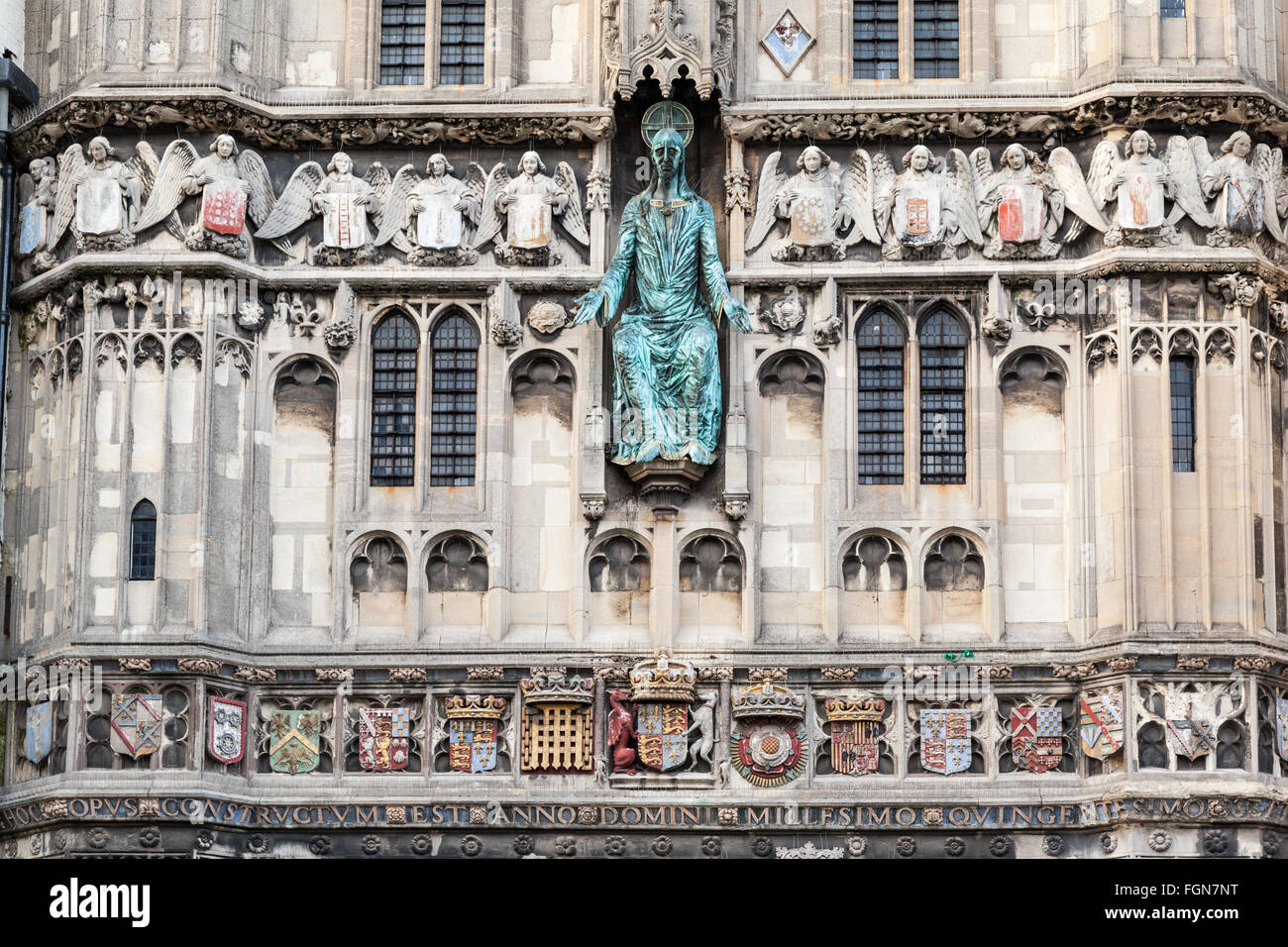Detail of the Cathedral Gate Canterbury, Kent, England Stock Photo - Alamy