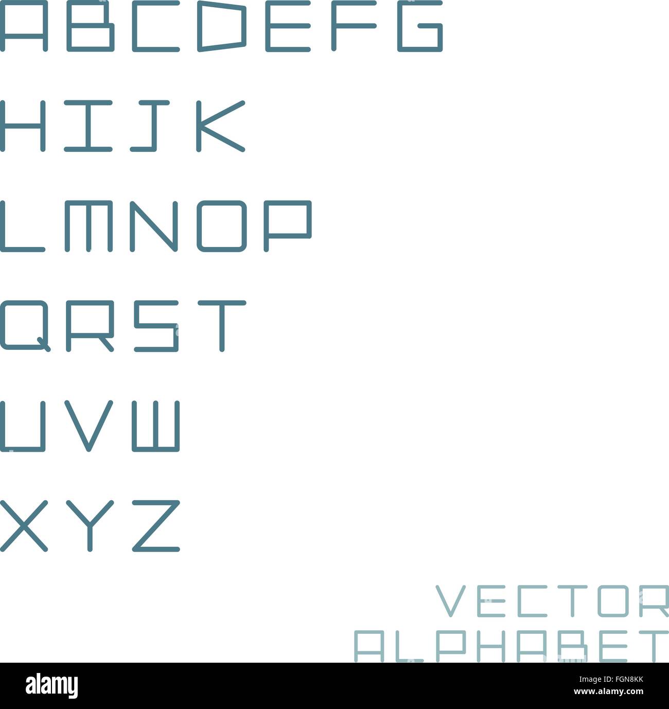 vector simple alphabet made of straight lines Stock Vector Image & Art ... vector simple alphabet made of straight lines Stock Vector Image & Art ...