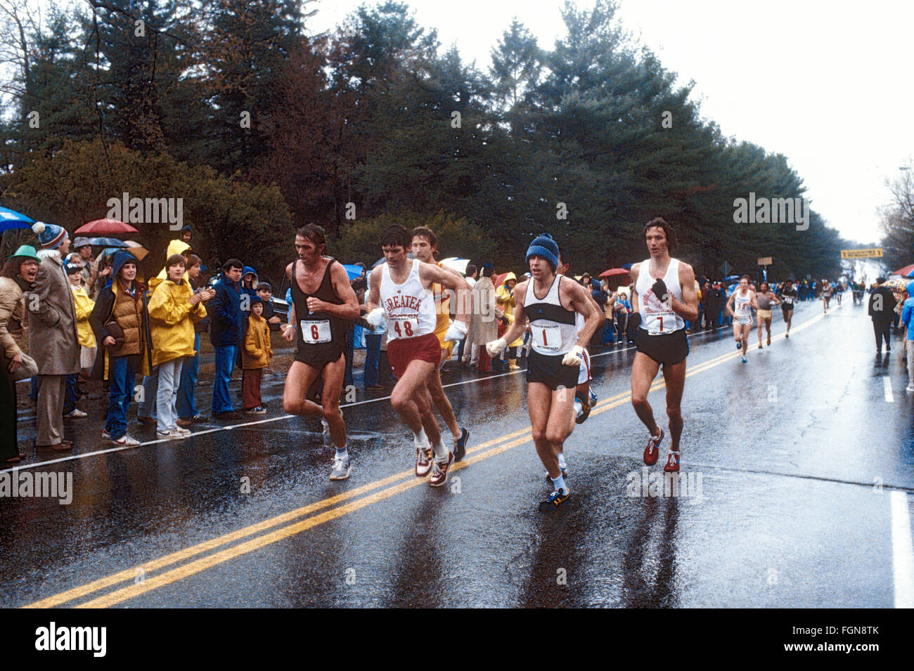 Bill Rodgers winner of the 1979 Boston Marathon Stock Photo - Alamy
