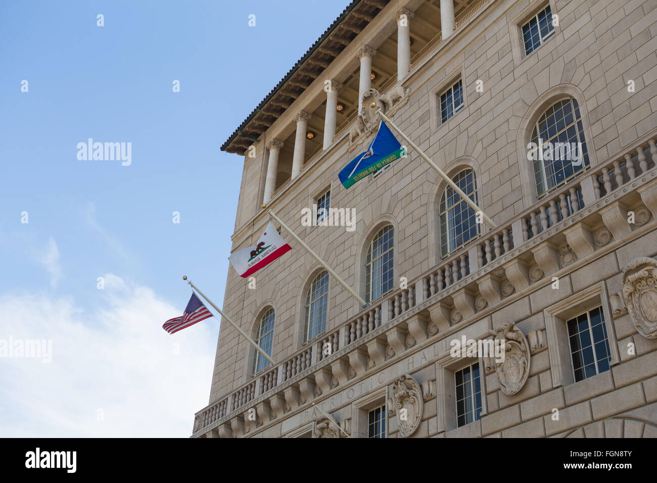 Bob Hope patriotic hall on Figueroa street in Los Angeles California ...