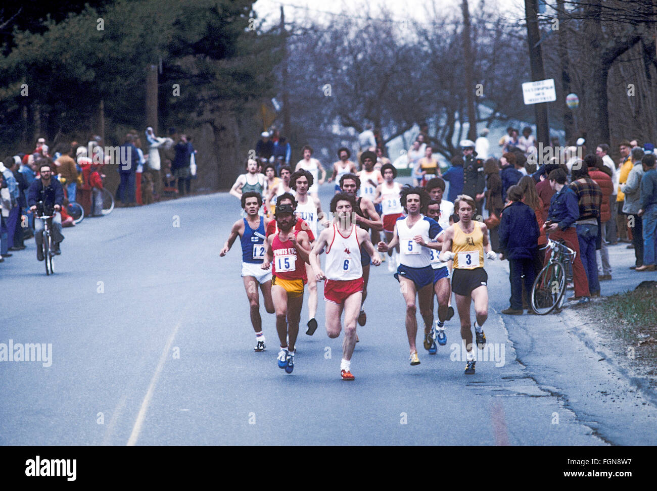 Bill Rodgers winner of the 1978 Boston Marathon Stock Photo - Alamy
