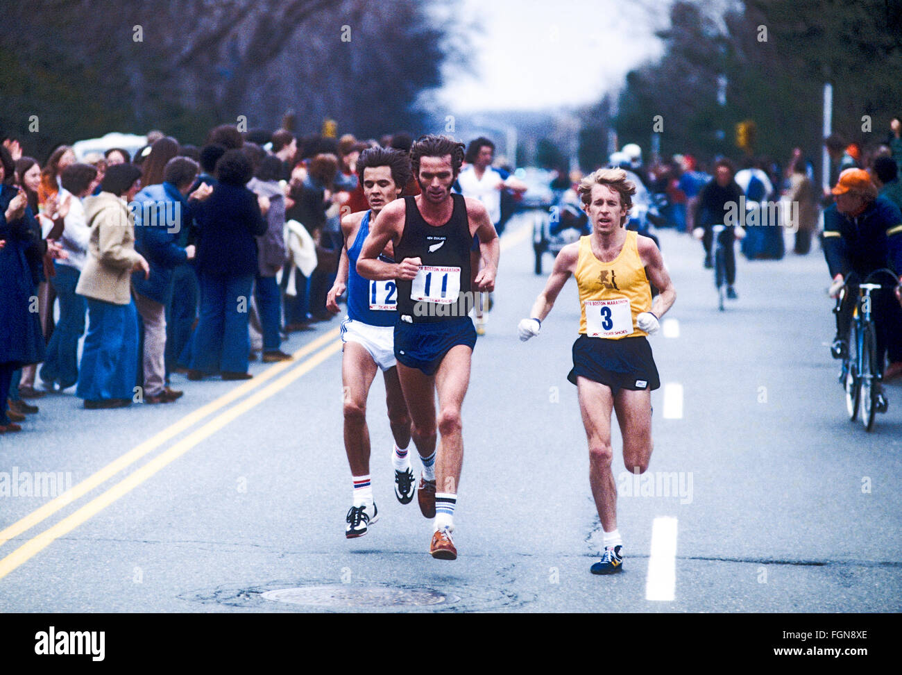 Bill Rodgers winner of the 1978 Boston Marathon Stock Photo - Alamy