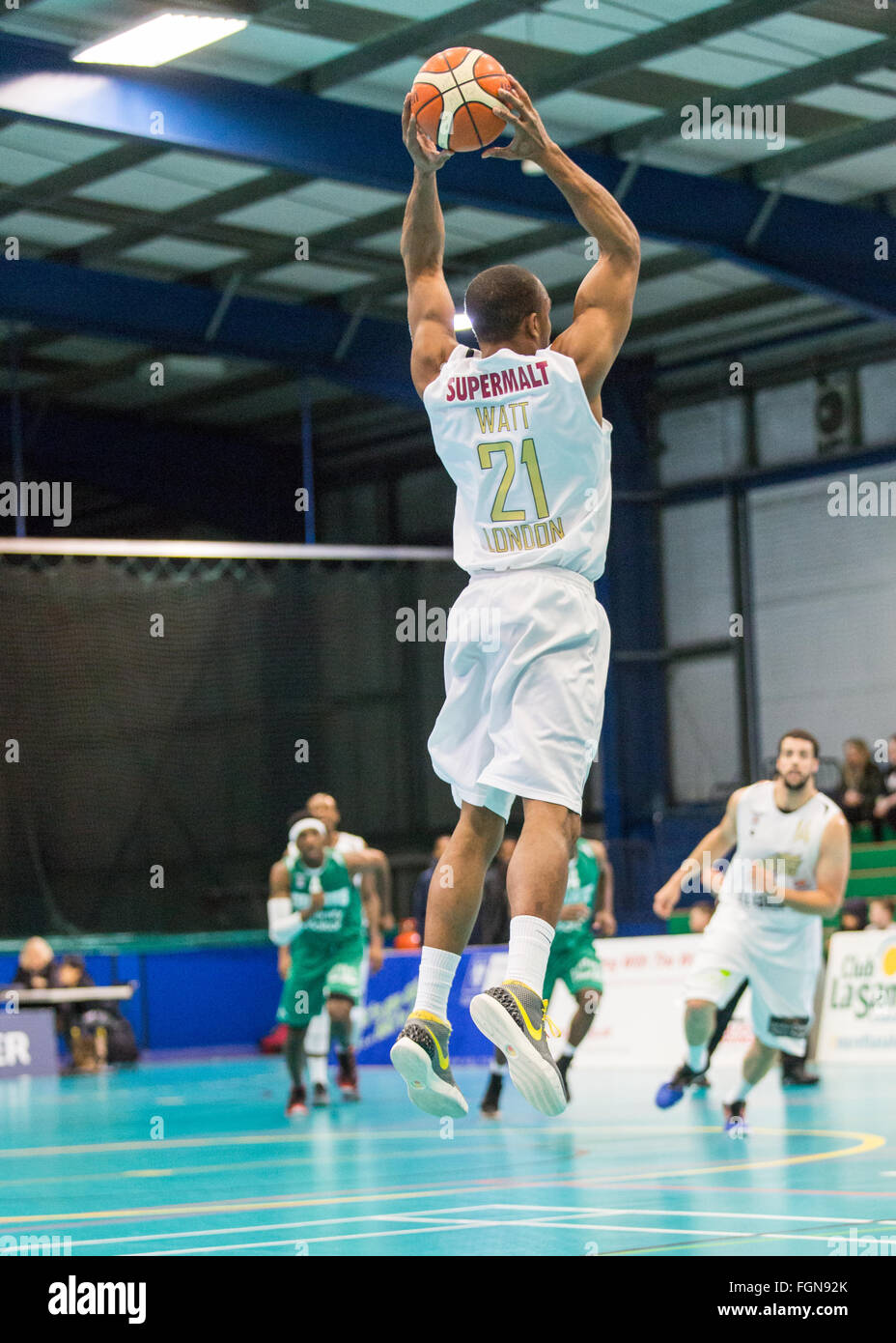 Manchester giants basketball team hi-res stock photography and images ...