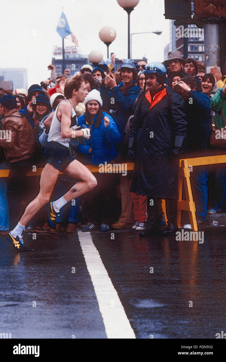 Bill Rodgers winner of the 1979 Boston Marathon Stock Photo - Alamy