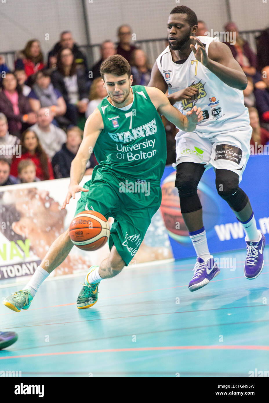 Manchester giants basketball team hi-res stock photography and images ...