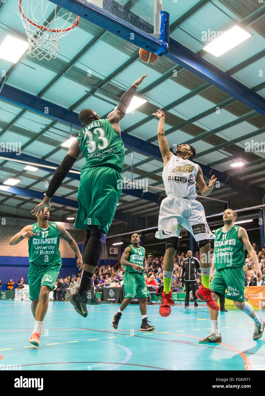 Manchester giants basketball team hi-res stock photography and images ...