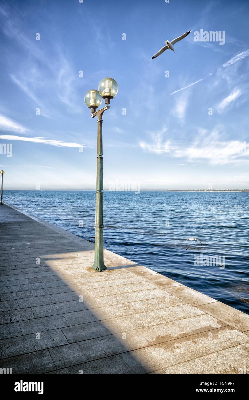 Lamp at the beach Stock Photo - Alamy