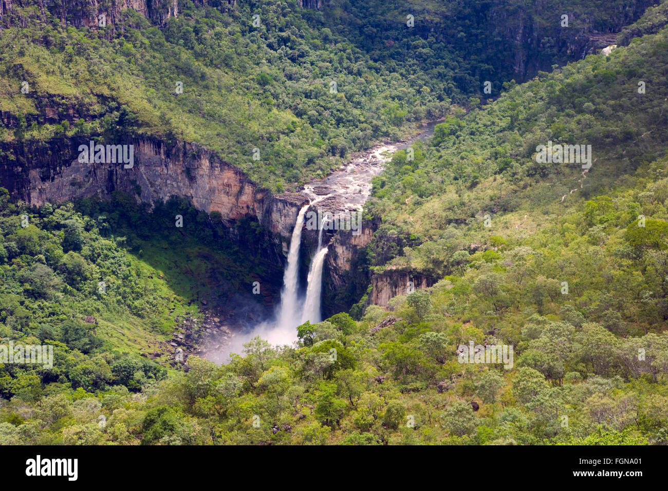 Chapada Dos Veadeiros Waterfall High Resolution Stock Photography and ...