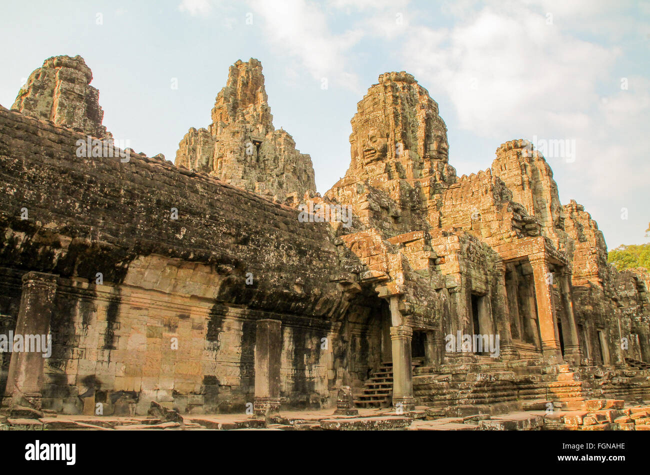 Landscape view of the temples at Angkor Wat, Siem Reap Cambodia Stock ...