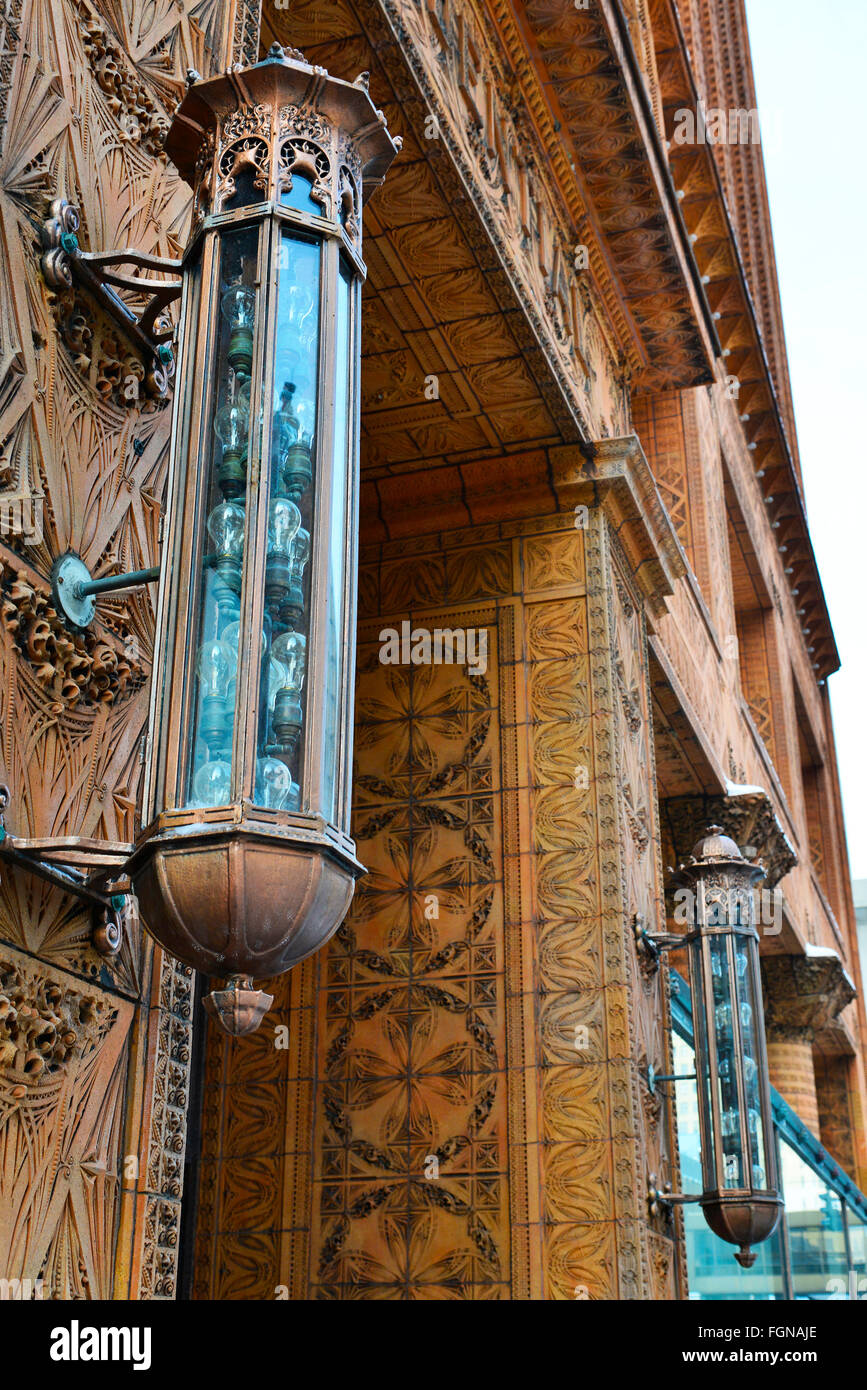 Louis Sullivan's Prudential Building in Buffalo New York, Built in 1898 ...