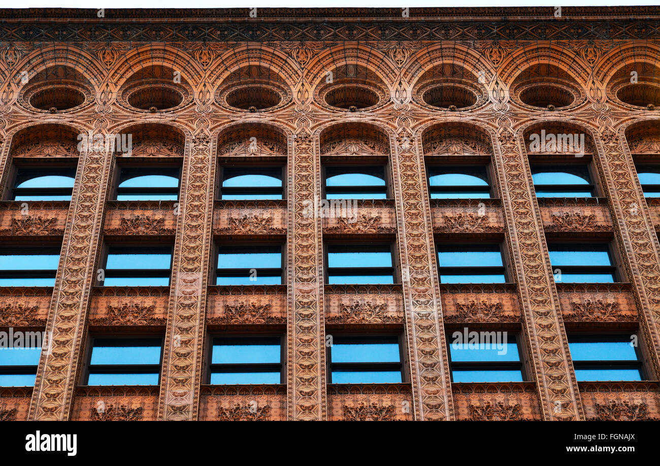 Louis Sullivan's Prudential Building in Buffalo New York, Built in 1898 ...