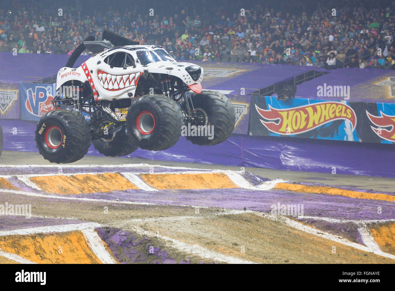 New Orleans, LA, USA. 20th Feb, 2016. Monster Mutt monster truck in ...