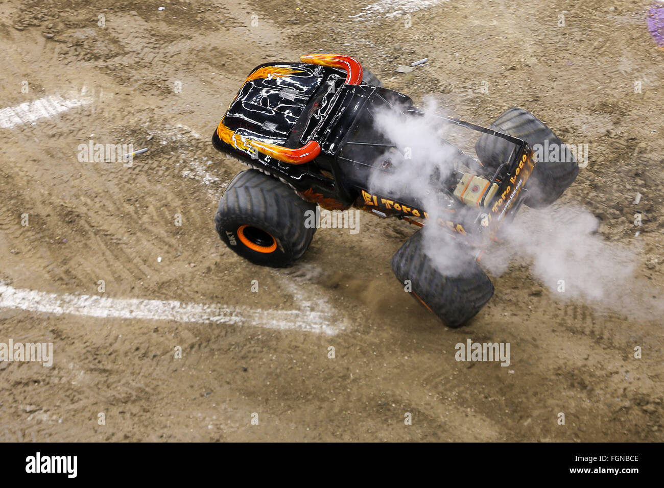 New Orleans, LA, USA. 20th Feb, 2016. El Toro Loco monster truck in ...