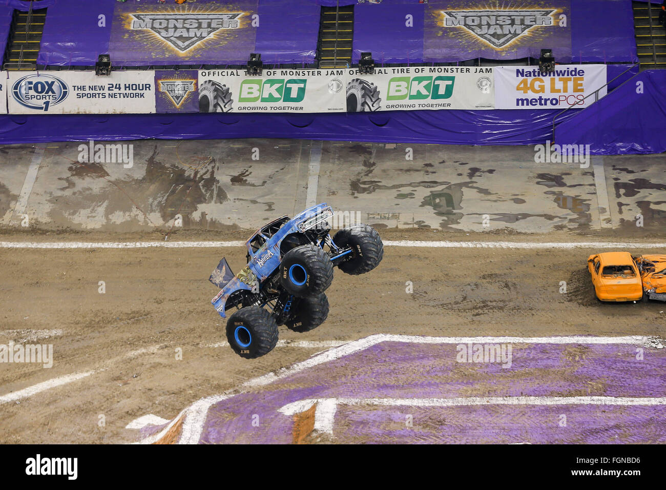 New Orleans, LA, USA. 20th Feb, 2016. Big Kahuna monster truck in ...
