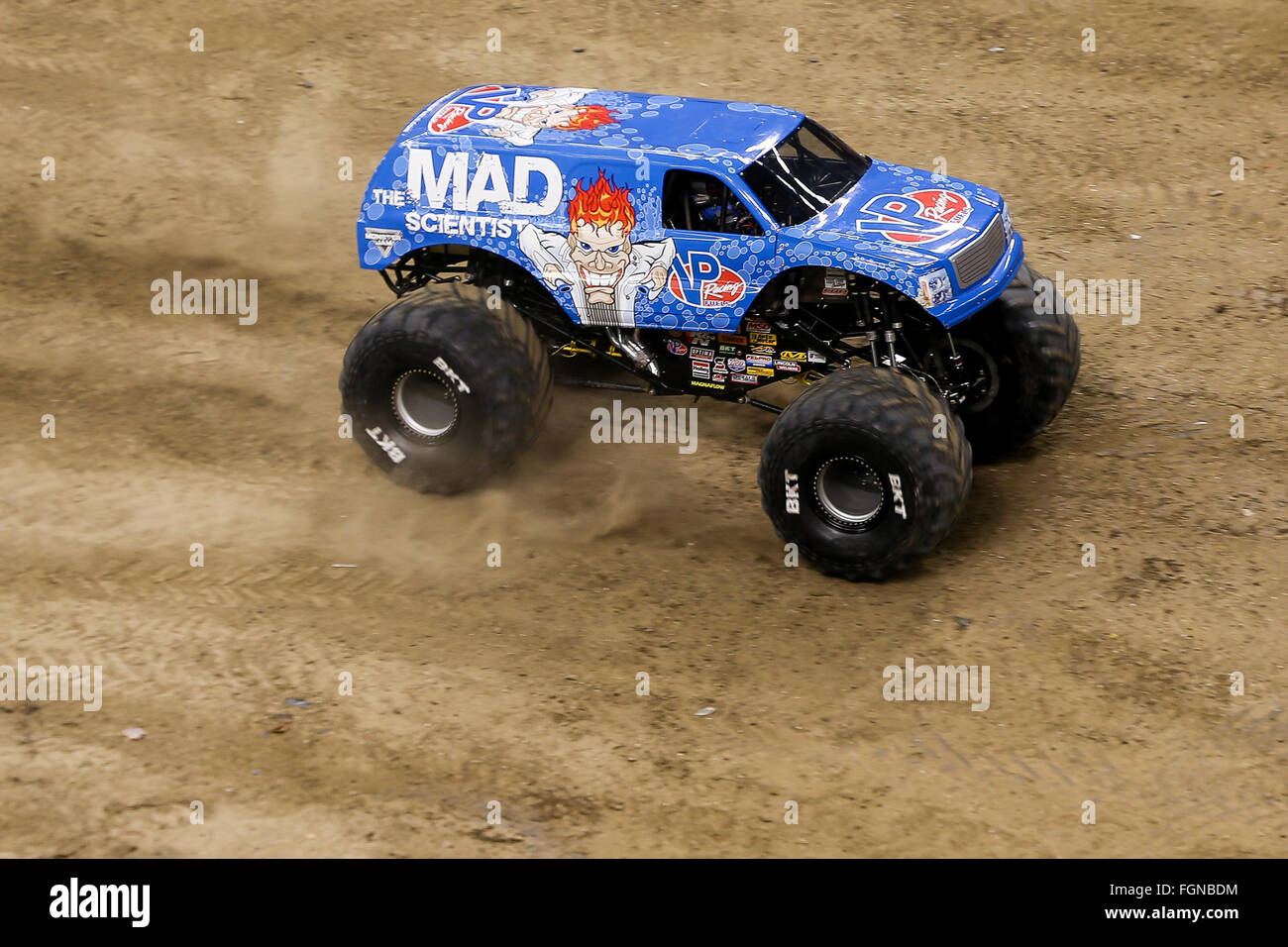 New Orleans, LA, USA. 20th Feb, 2016. Mad Scientist monster truck in ...
