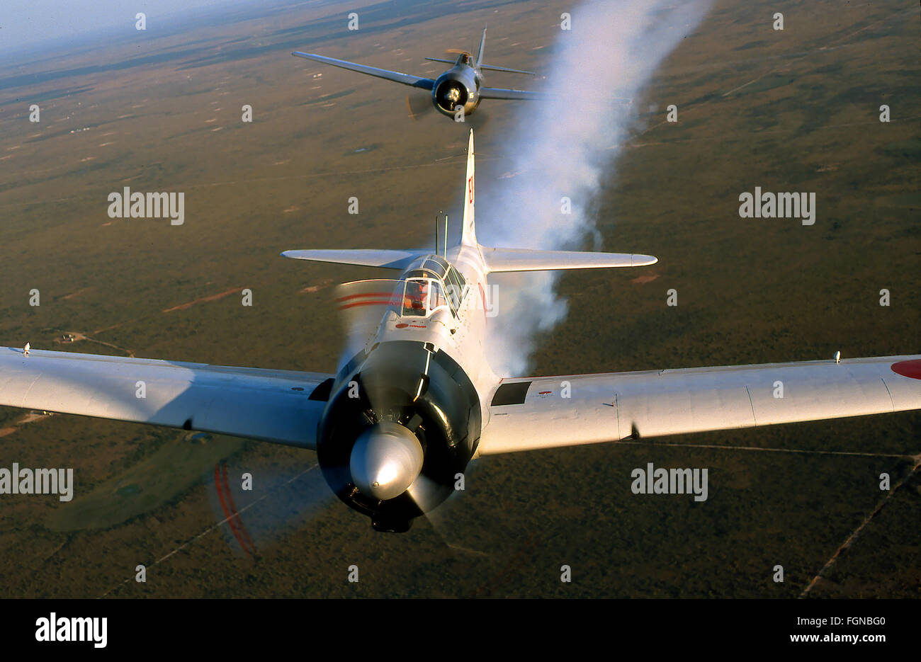 Wwii japanese zero fighter hi-res stock photography and images - Alamy