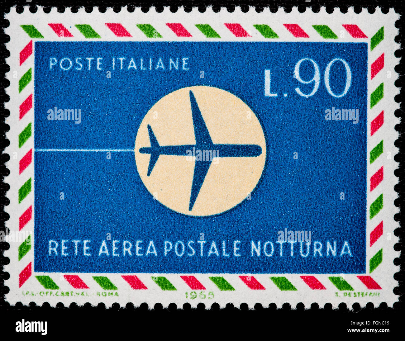 Italian Stamp Air Mail High Resolution Stock Photography and Images - Alamy