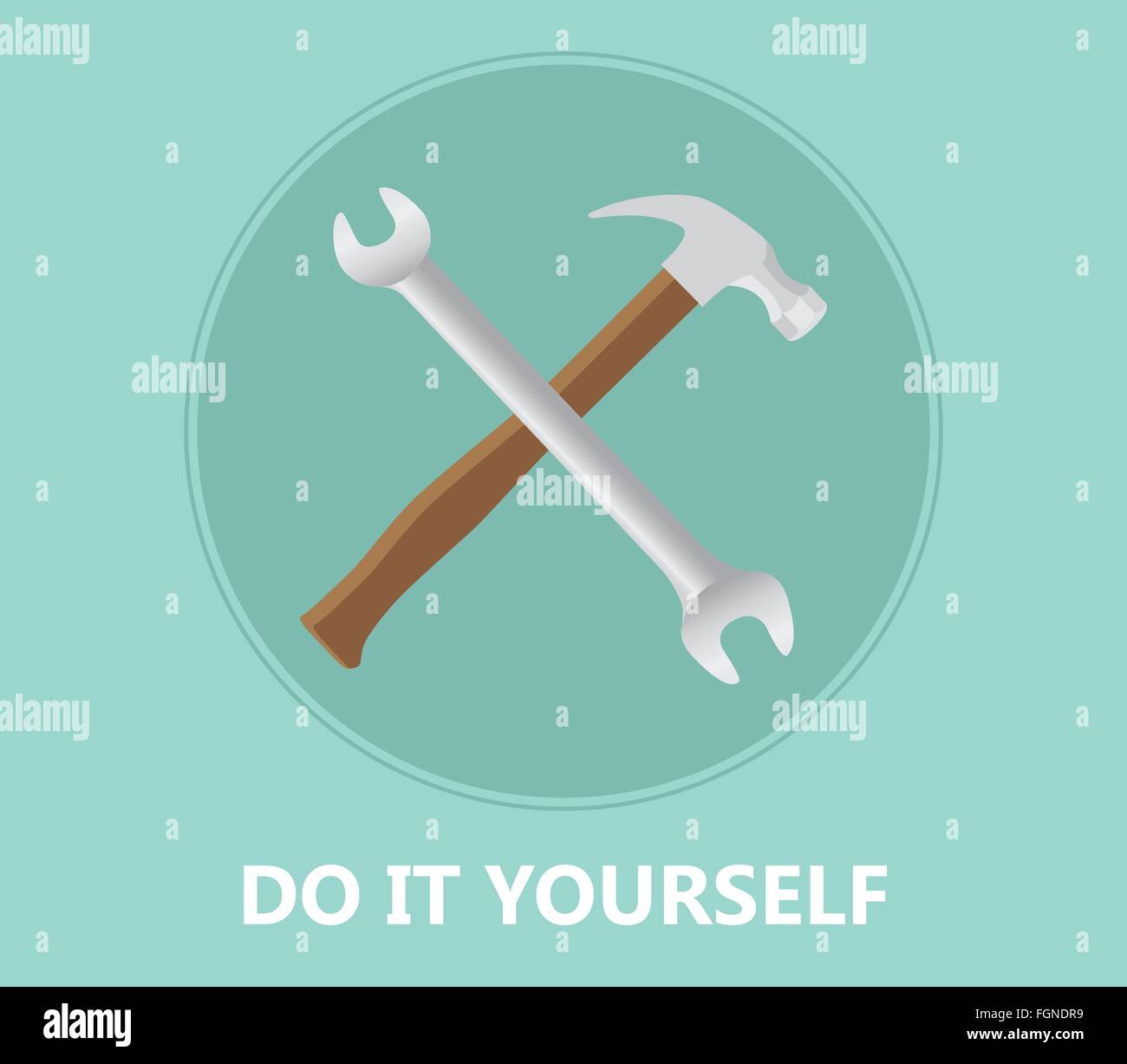 Doing Diy Stock Vector Images - Alamy