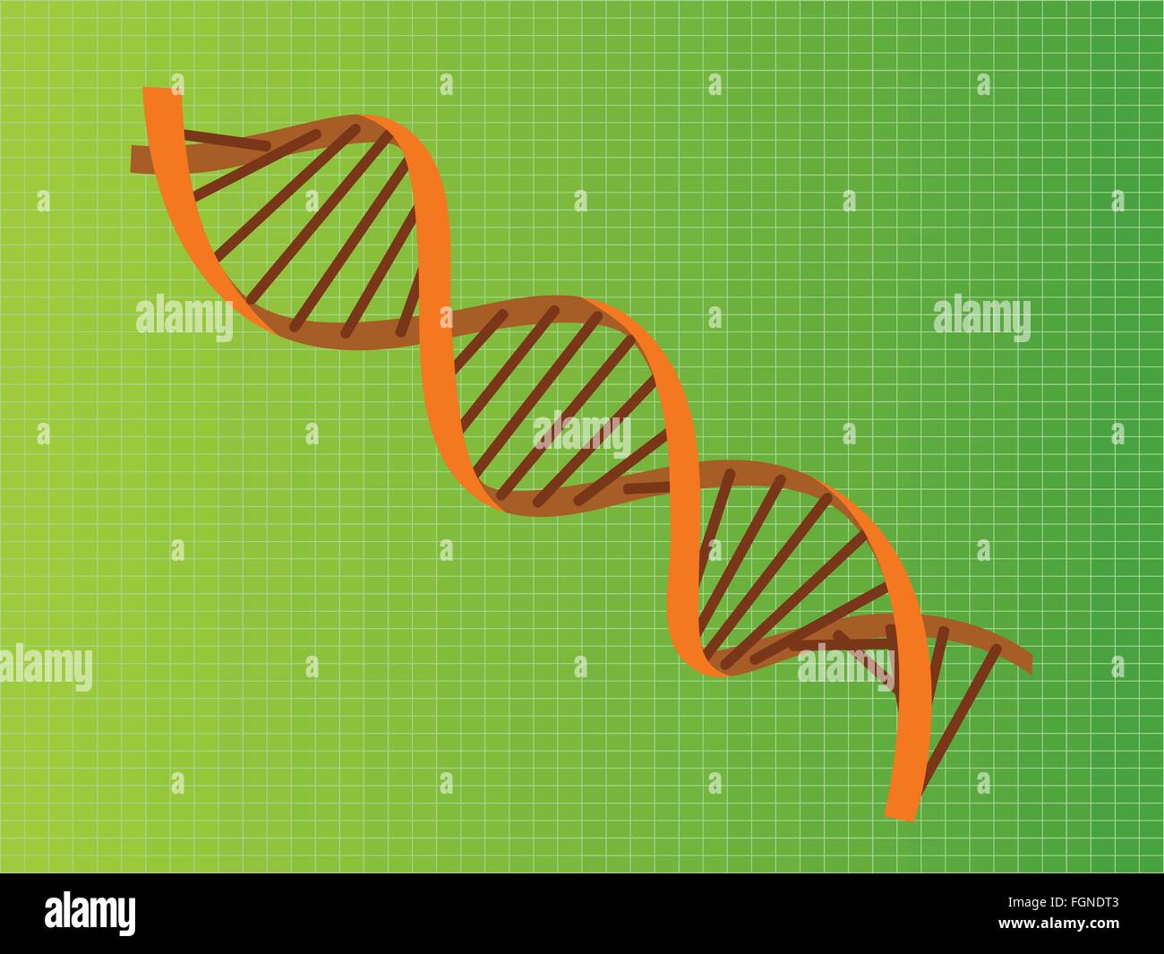 White dna strand blue background Stock Vector Images - Alamy