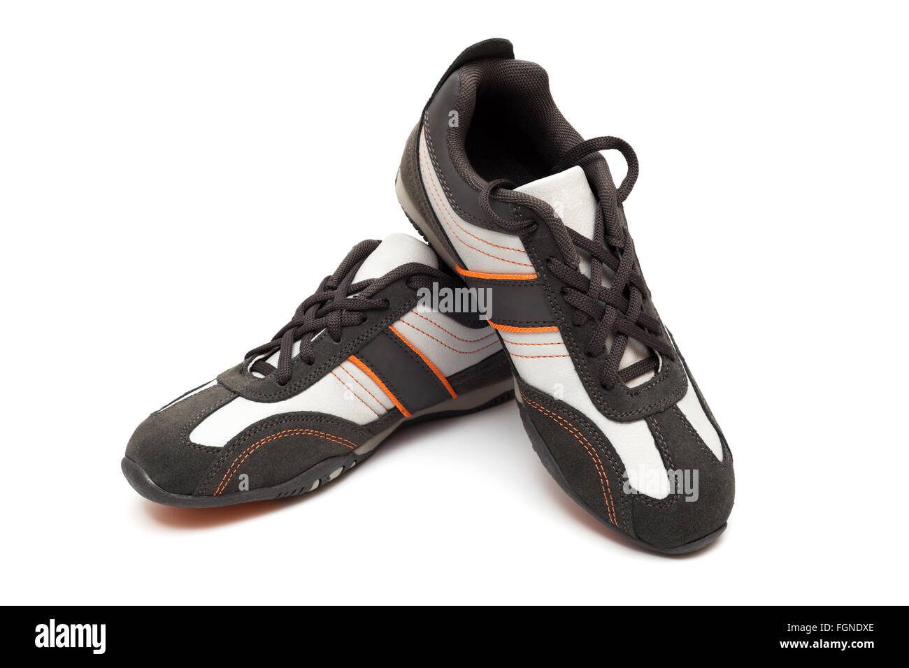 beautiful modern shoes on a white background Stock Photo - Alamy