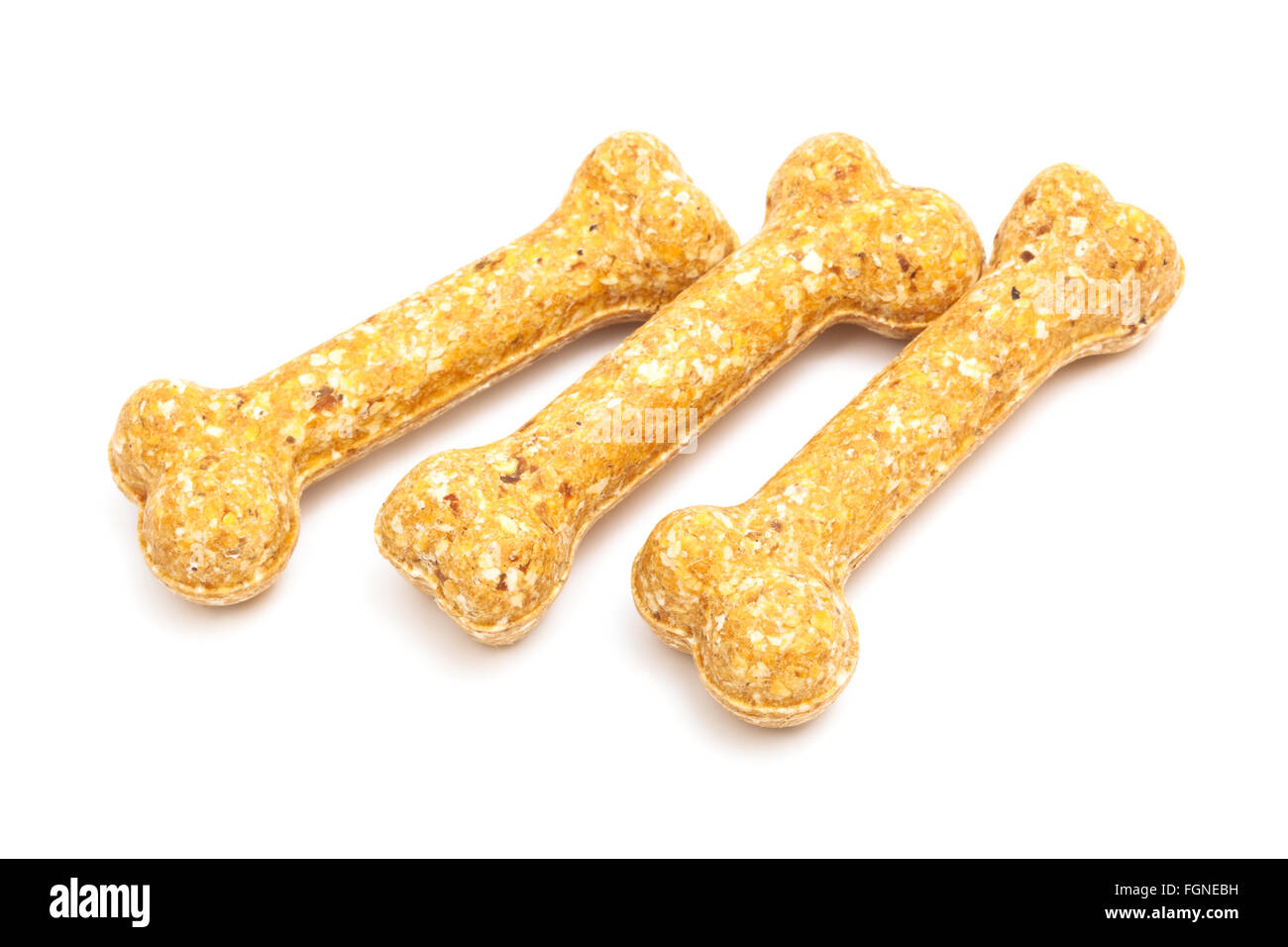 Artificial a bone for a dog with vitamins Stock Photo - Alamy