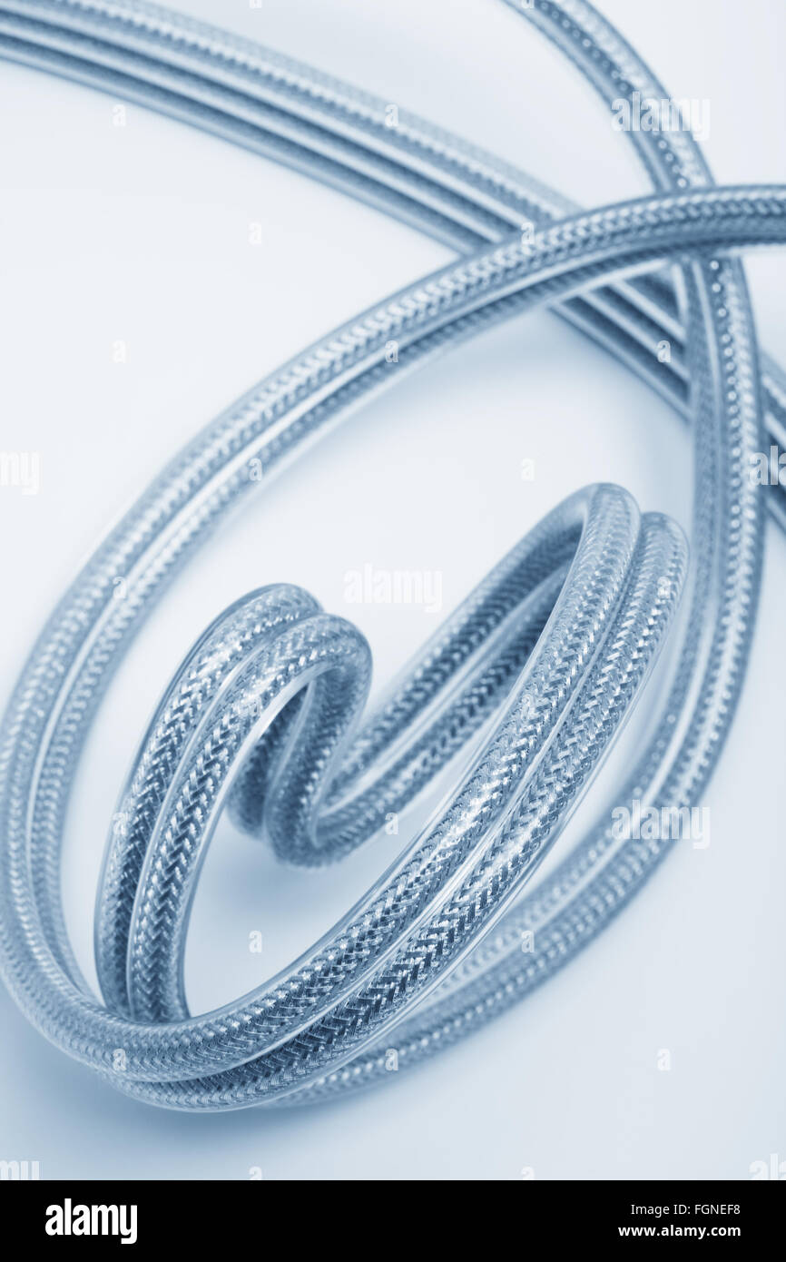 The curtailed wire in a transparent plastic wrapper Stock Photo - Alamy