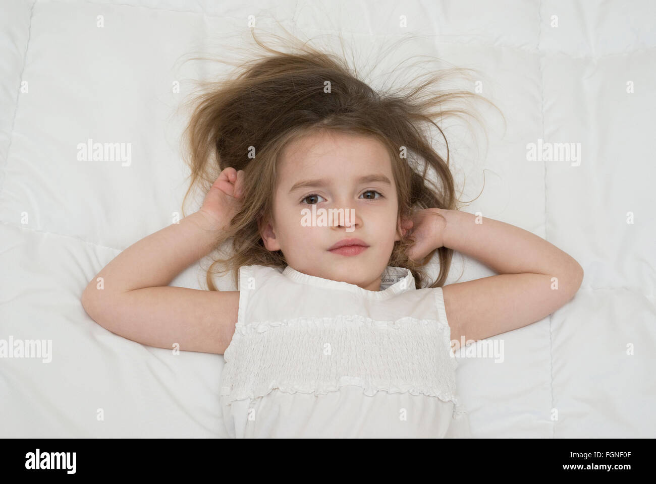 Child girl smiling at the camera Stock Photo - Alamy