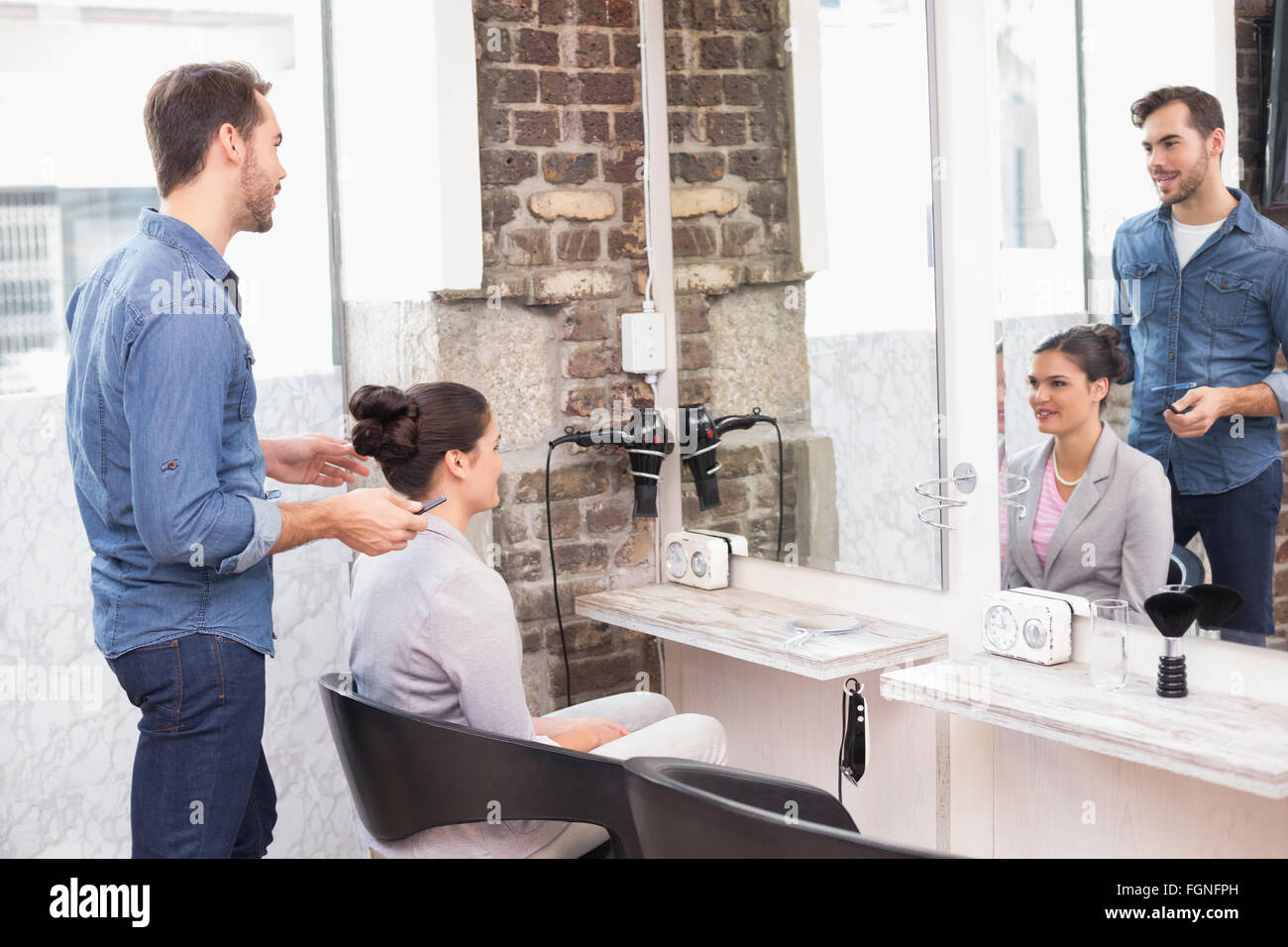 Hair brun hi-res stock photography and images - Alamy