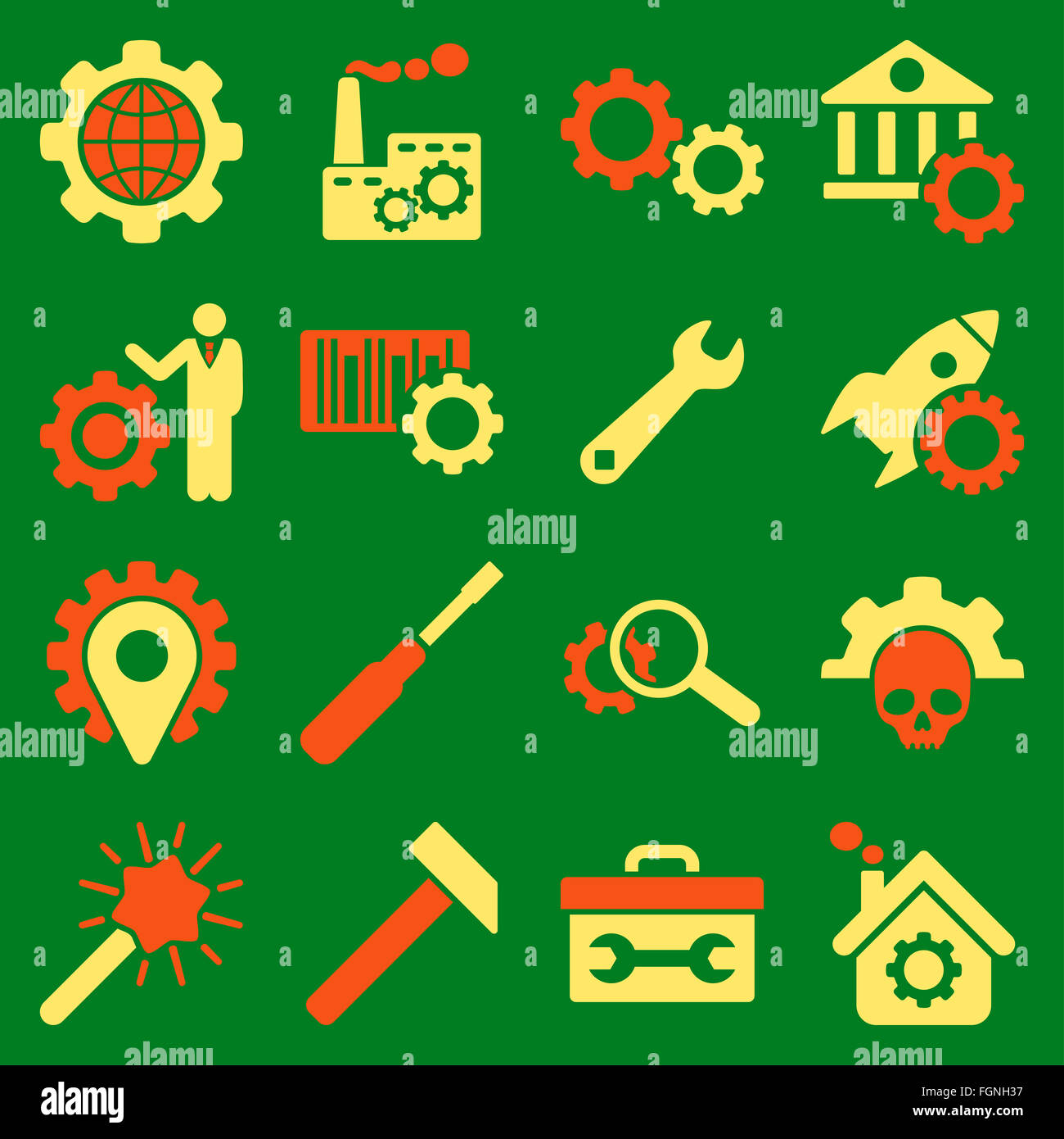 Options and service tools icon set Stock Photo - Alamy