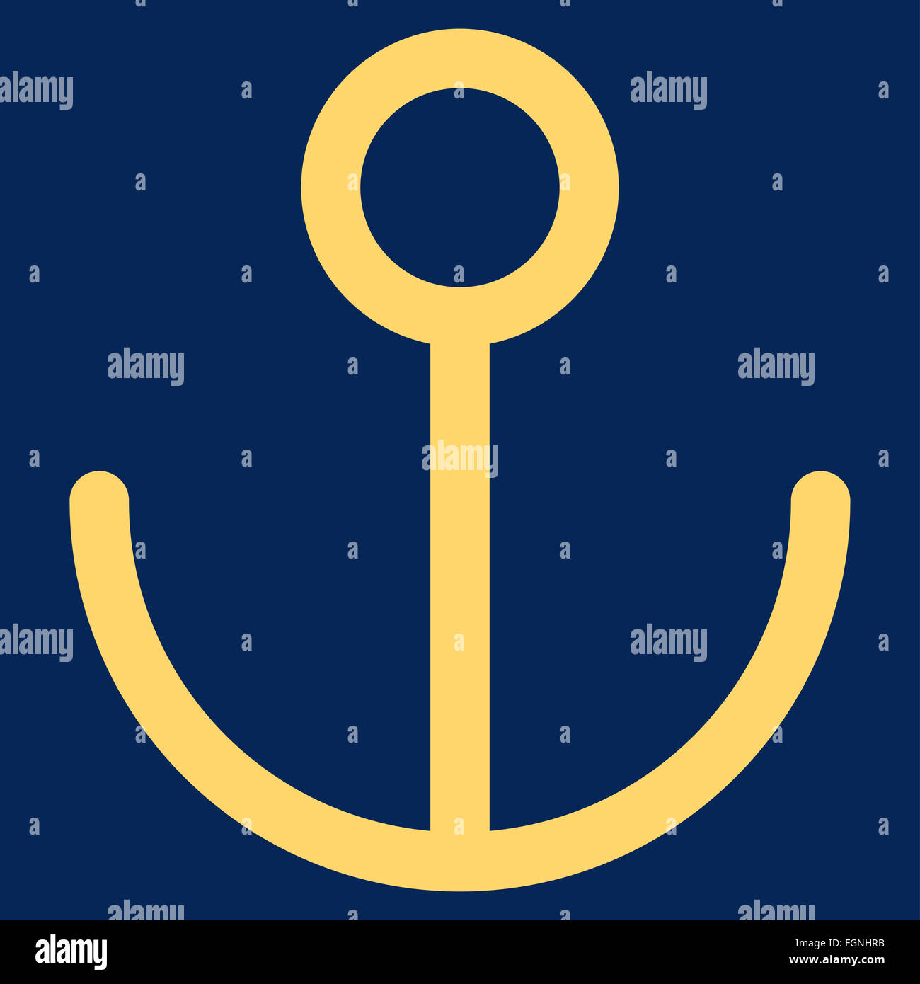 Yellow anchor isolated navy hi-res stock photography and images - Alamy