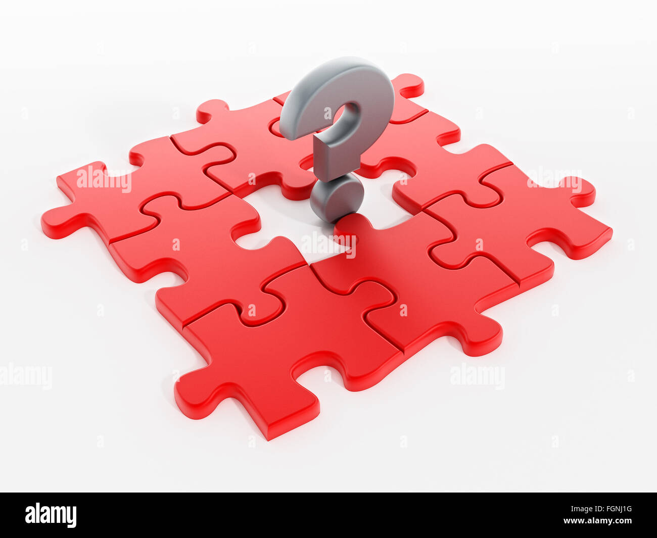 Jigsaw question mark hi-res stock photography and images - Alamy