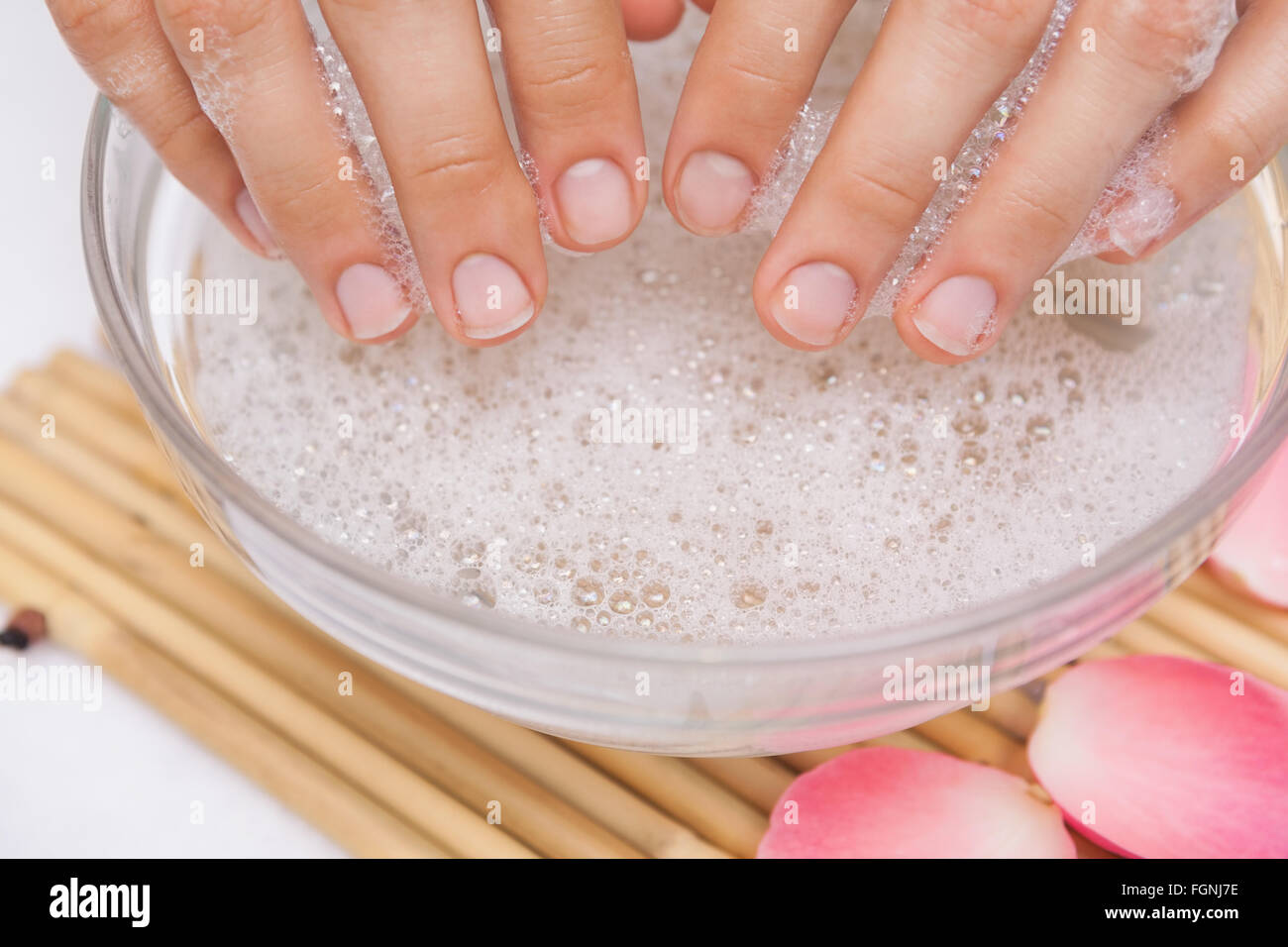 Washing nail polish hi-res stock photography and images - Alamy