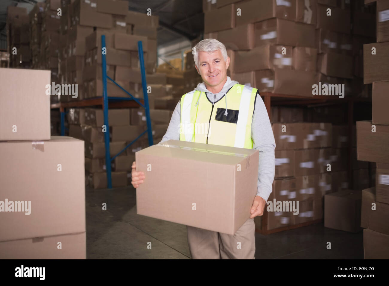 Portrait factory carrying cardboard boxes hi-res stock photography and ...