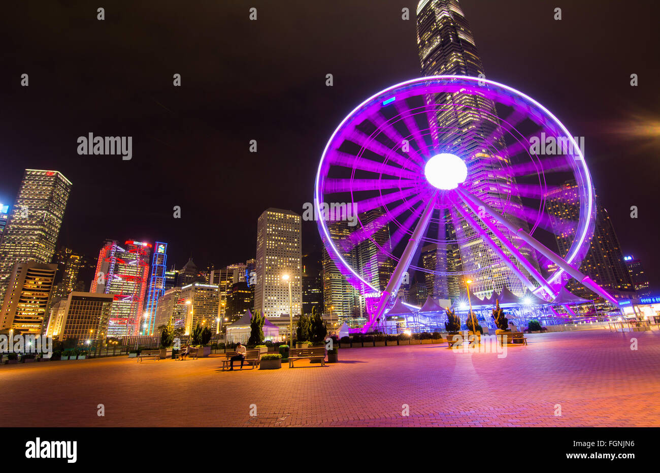 Hong kong observation wheel hi-res stock photography and images - Alamy