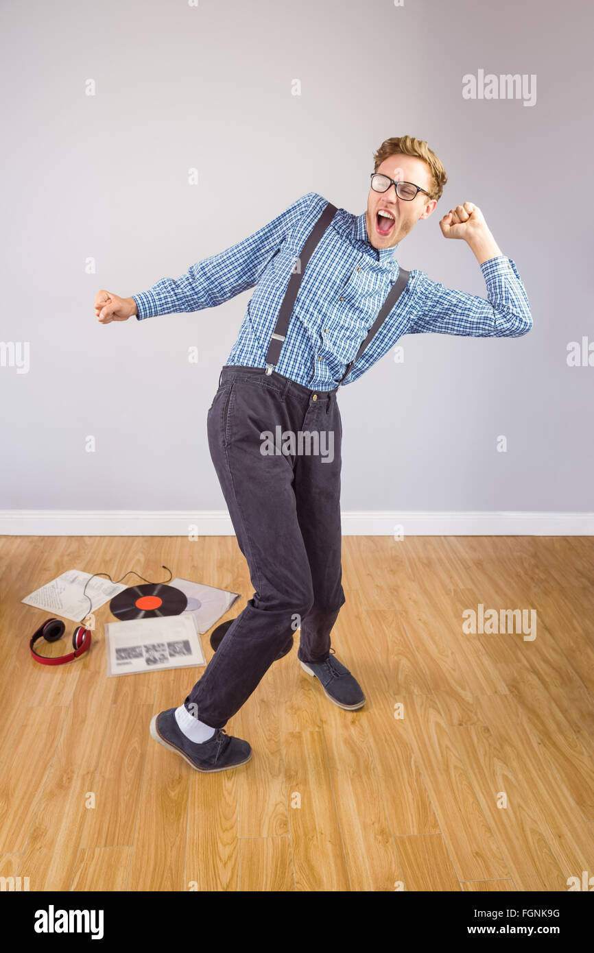 Geek dancing hi-res stock photography and images - Alamy