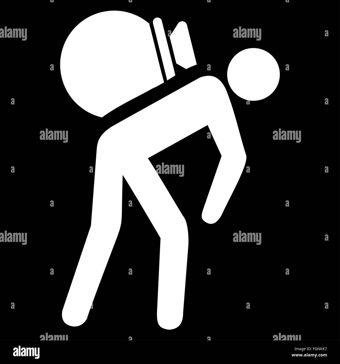 Porter icon from Business Bicolor Set Stock Photo - Alamy